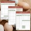 Egg Collection Log & Profit Tracker Printable